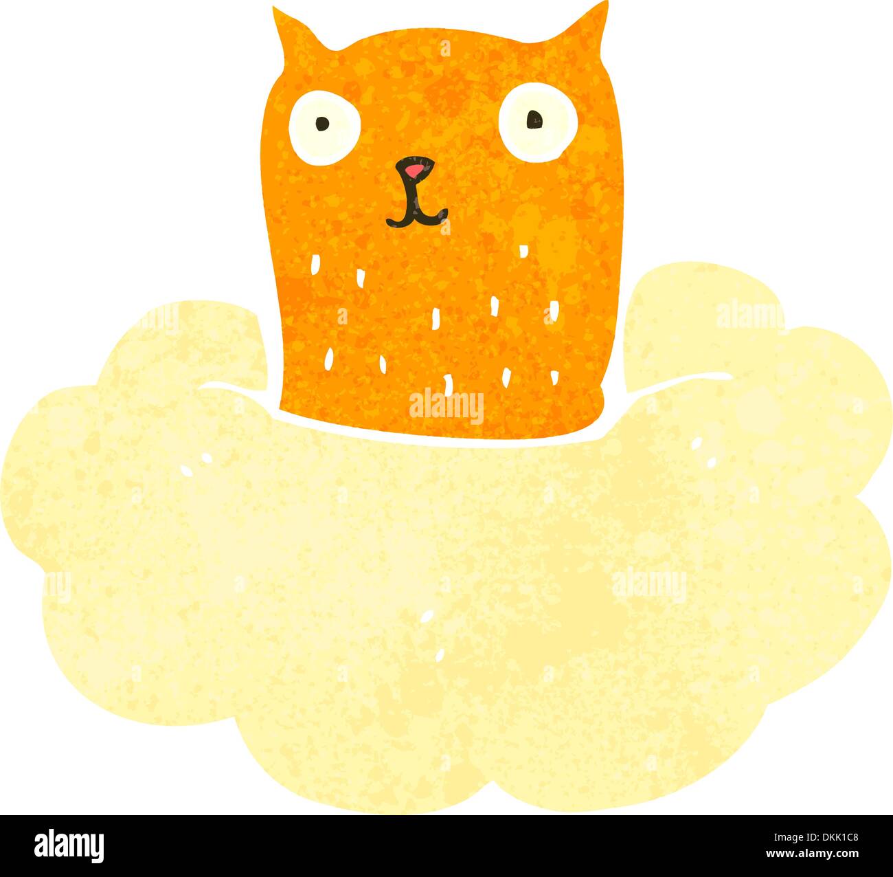 Retro cartoon illustration. On plain white background Stock Vector ...