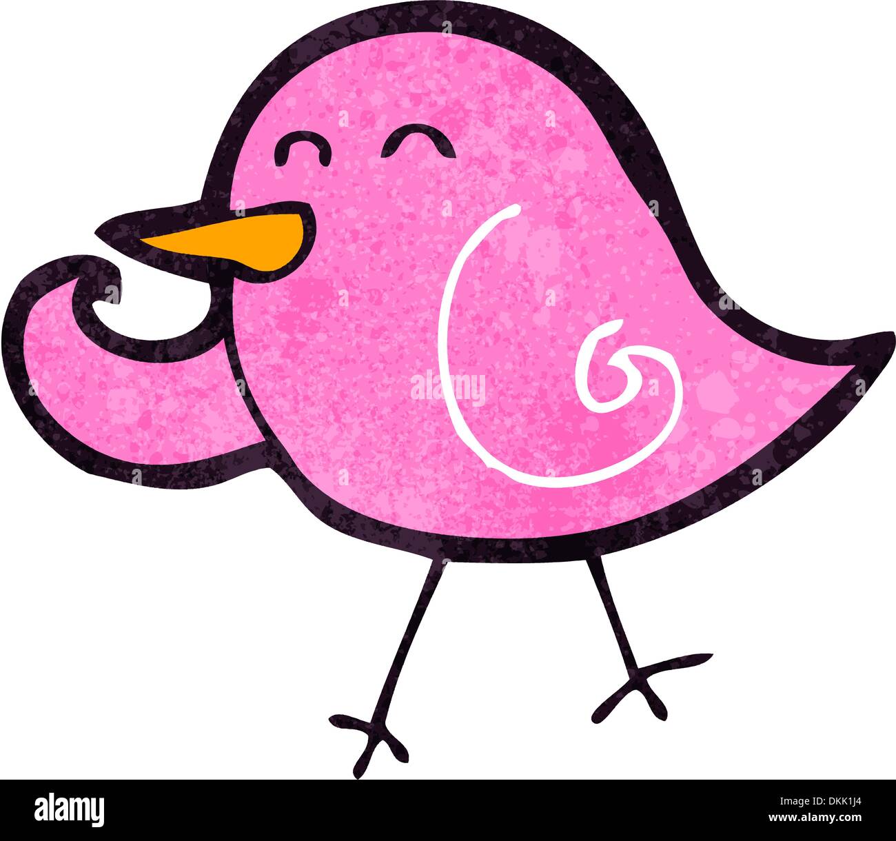 Retro cartoon illustration. On plain white background Stock Vector ...