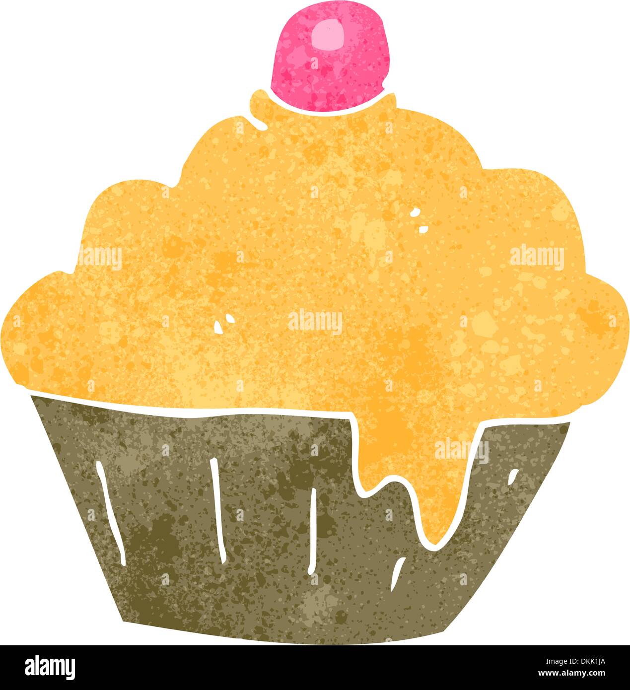Retro cartoon illustration. On plain white background Stock Vector ...