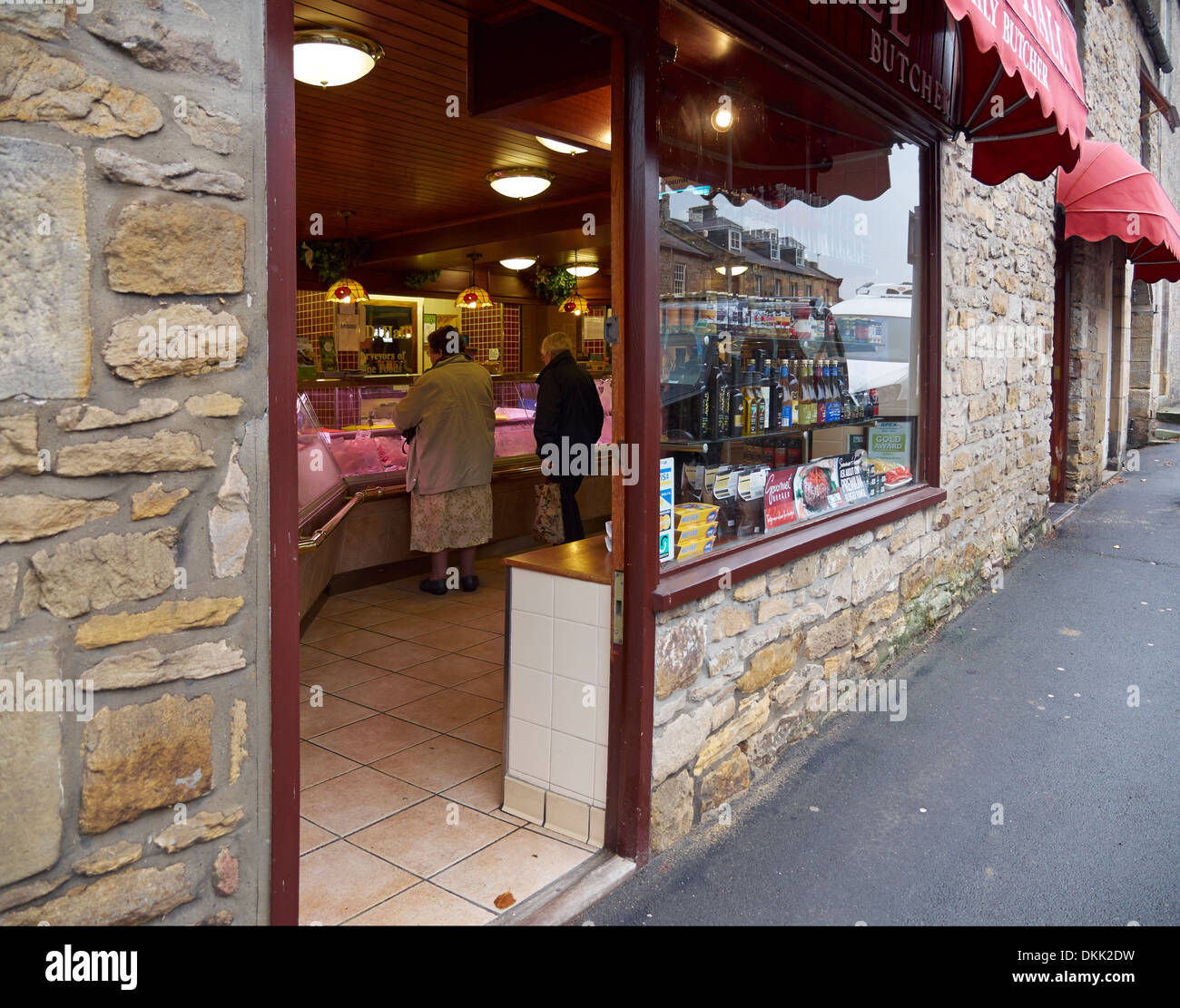 A local butcher shop in Corbridge, Northumberland Stock Photo - Alamy