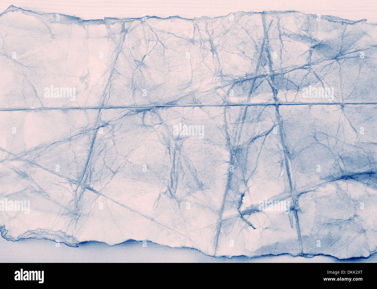 Blue old paper texture on wood background Stock Photo - Alamy