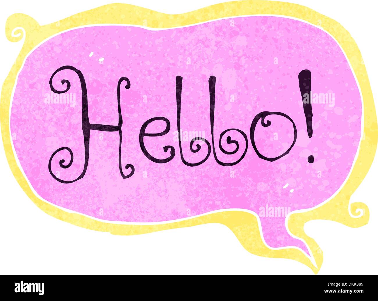 Retro cartoon illustration. On plain white background Stock Vector ...