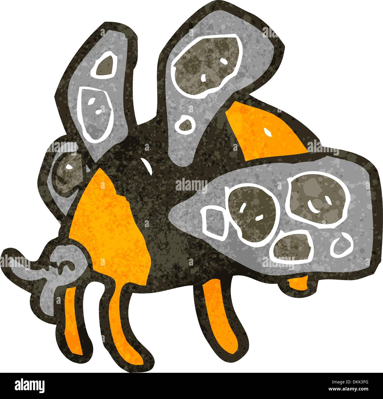 Retro cartoon illustration. On plain white background Stock Vector ...