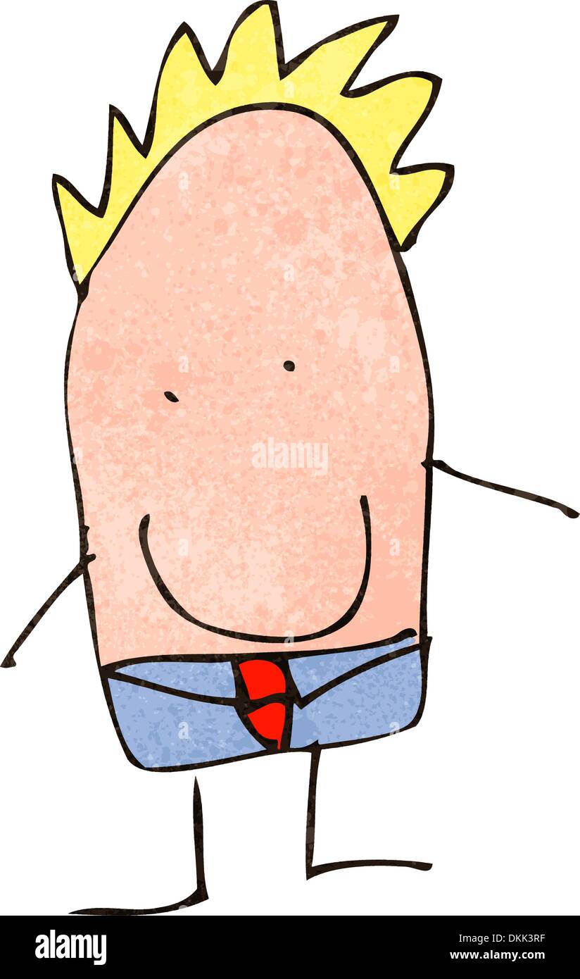 Retro cartoon illustration. On plain white background Stock Vector ...