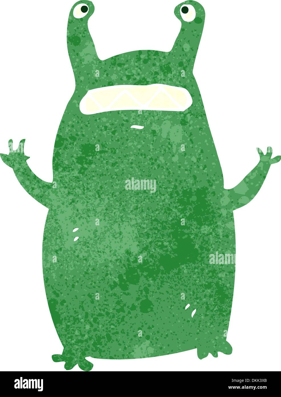 Retro cartoon illustration. On plain white background Stock Vector ...