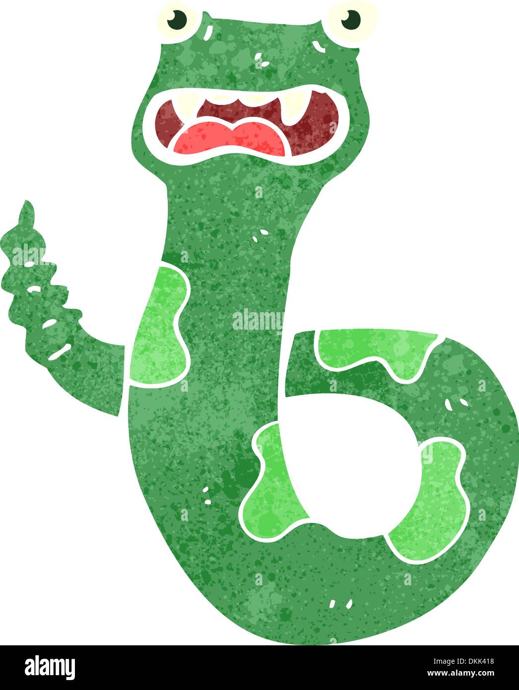 Retro cartoon illustration. On plain white background Stock Vector ...
