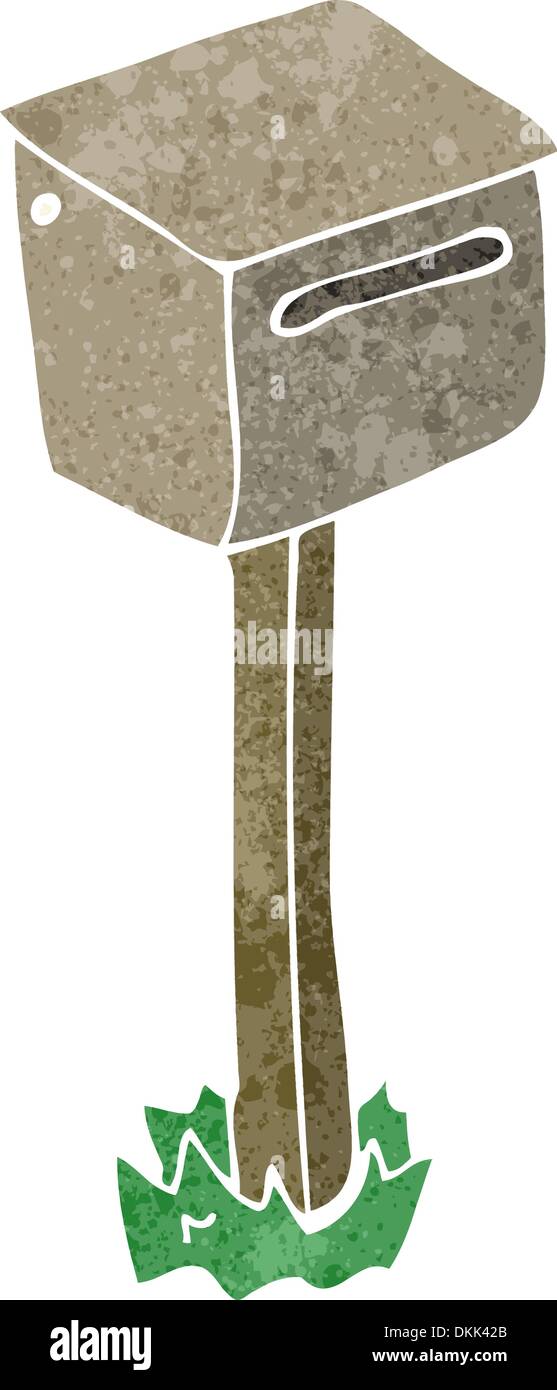 Old fashioned letterbox Stock Vector Images - Alamy