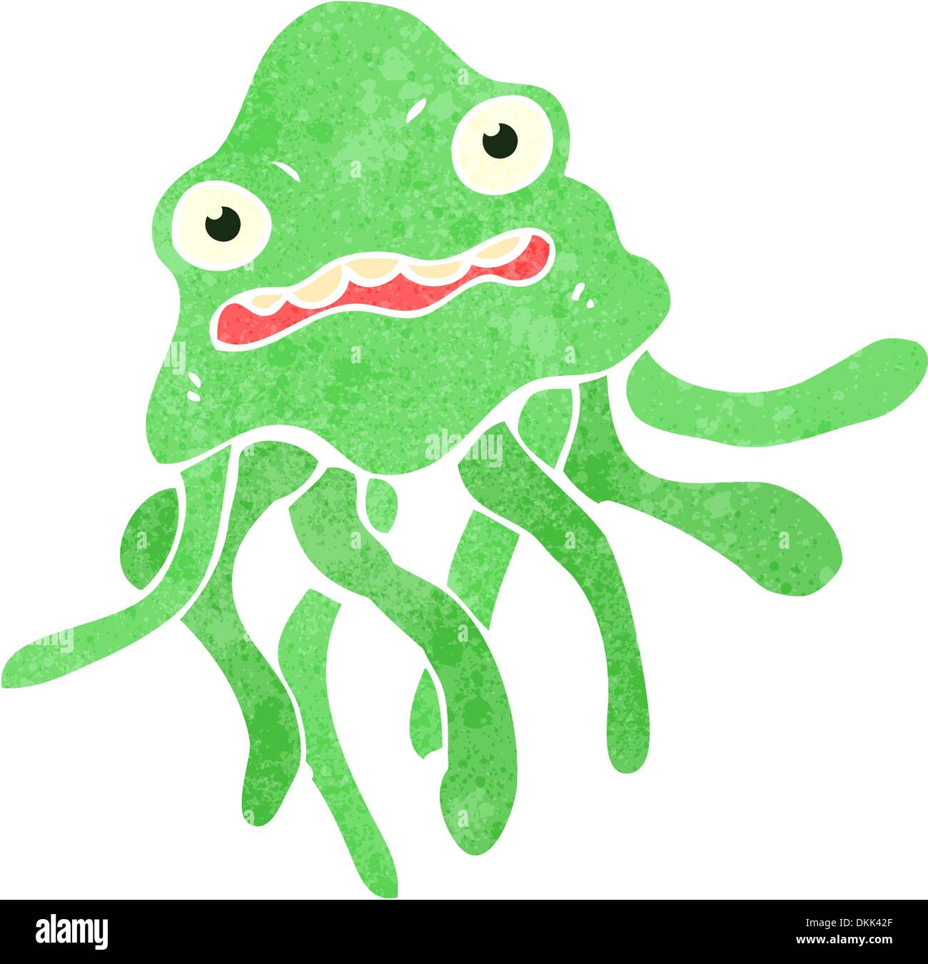 Retro cartoon illustration. On plain white background Stock Vector ...