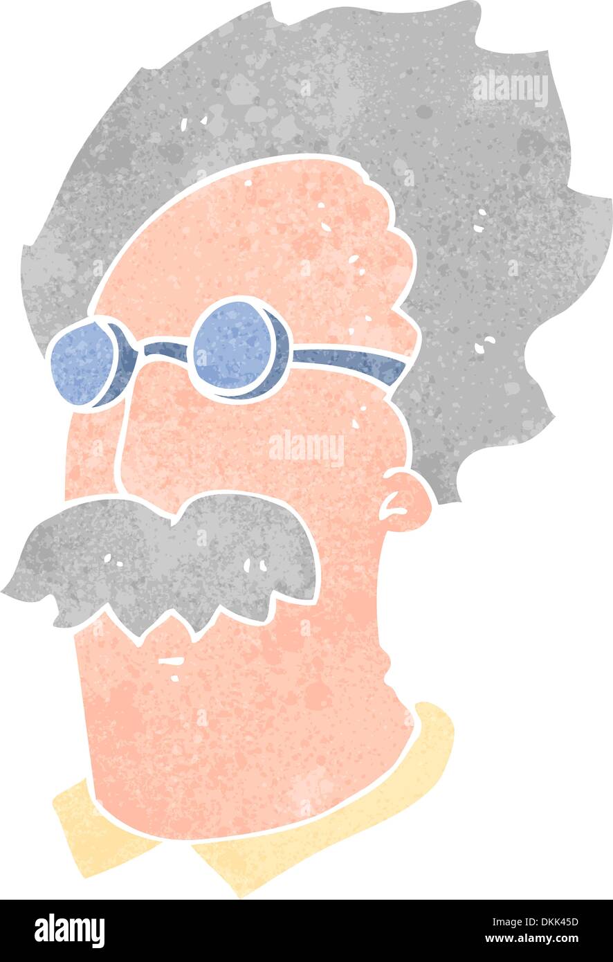 Retro cartoon illustration. On plain white background Stock Vector ...