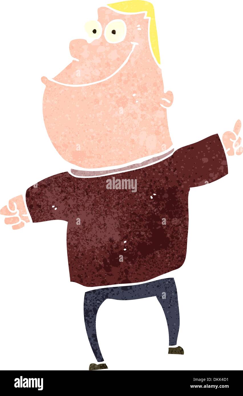 Retro cartoon illustration. On plain white background Stock Vector ...