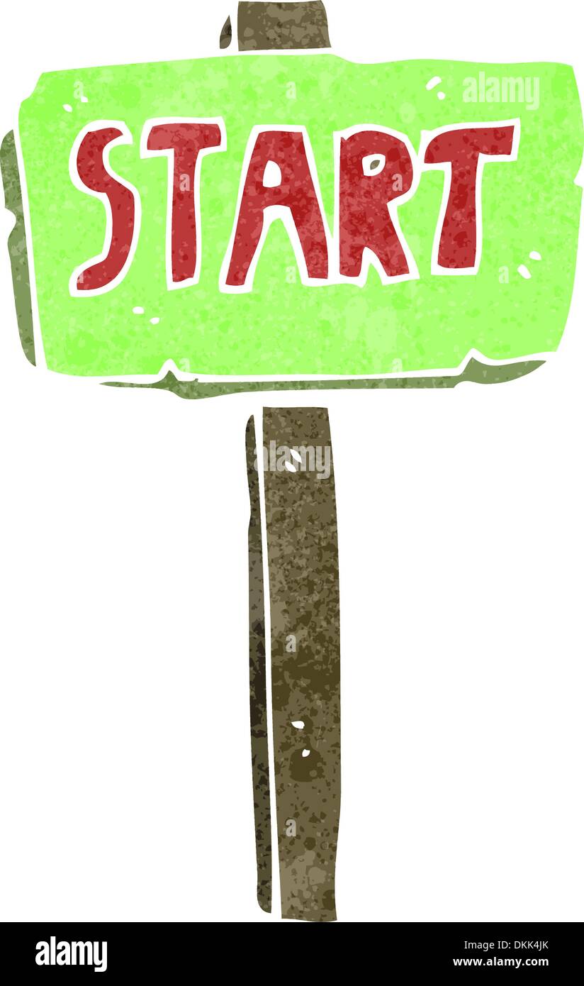 Retro cartoon illustration. On plain white background Stock Vector ...