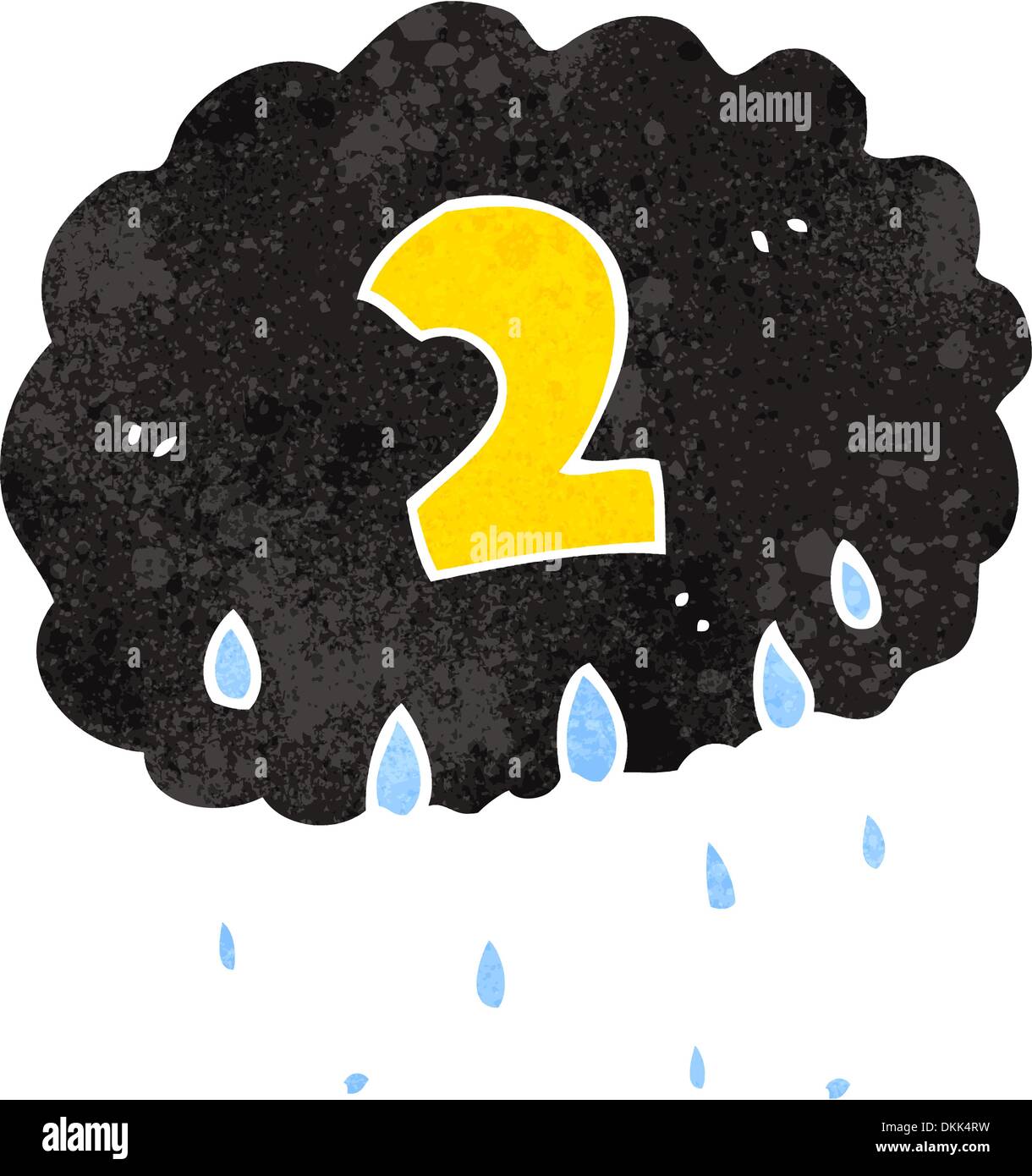 Retro cartoon illustration. On plain white background Stock Vector ...