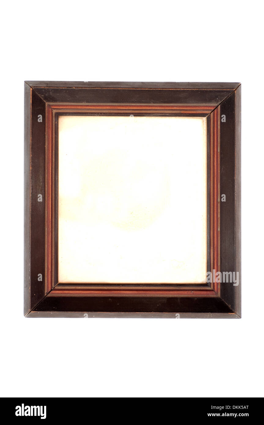 Old empty frame on white background Stock Photo - Alamy
