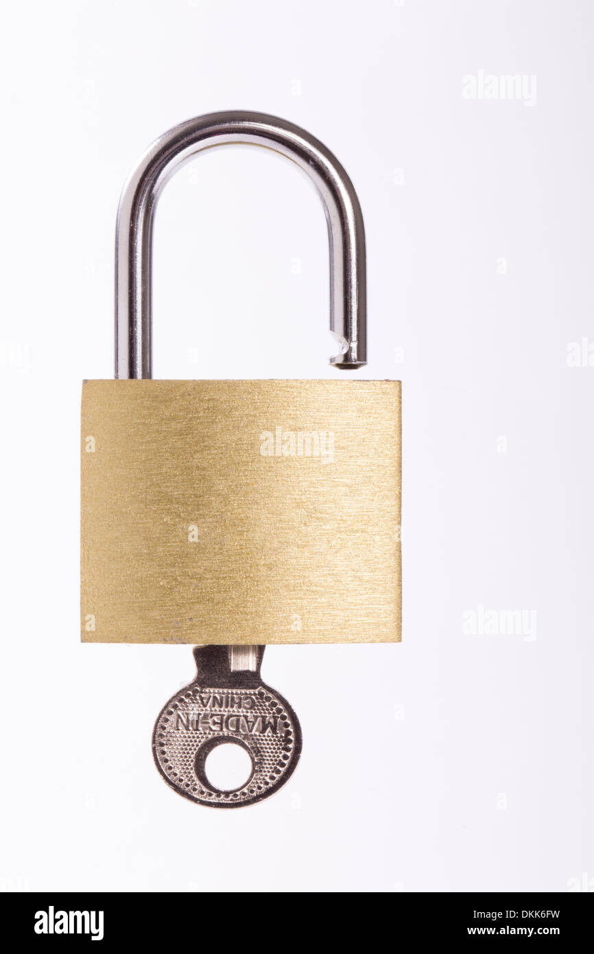 Small brass lock hi-res stock photography and images - Alamy