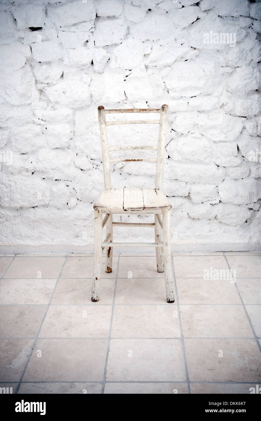 White stone chair hi-res stock photography and images - Alamy