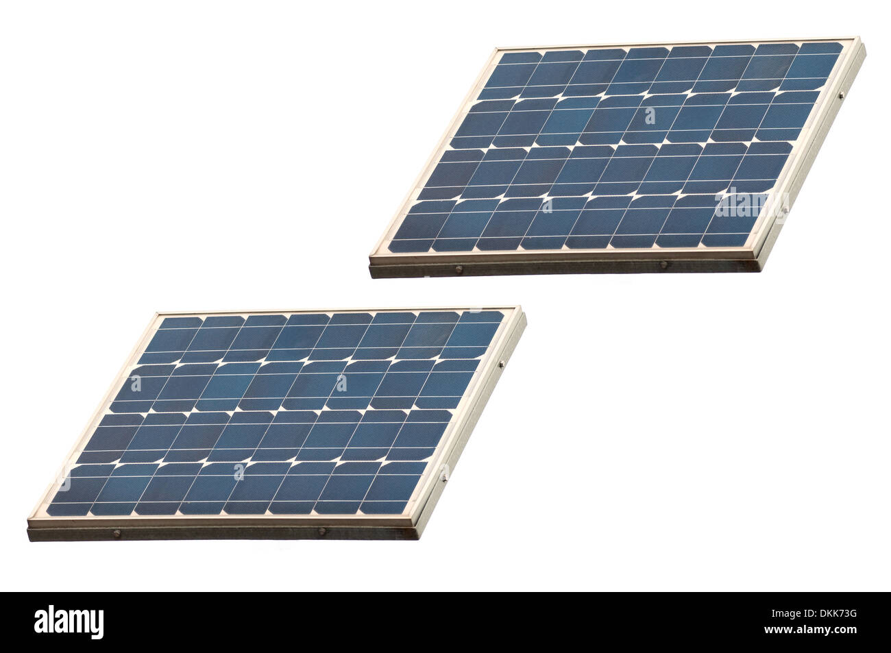 Solar panels isolated on white Stock Photo - Alamy
