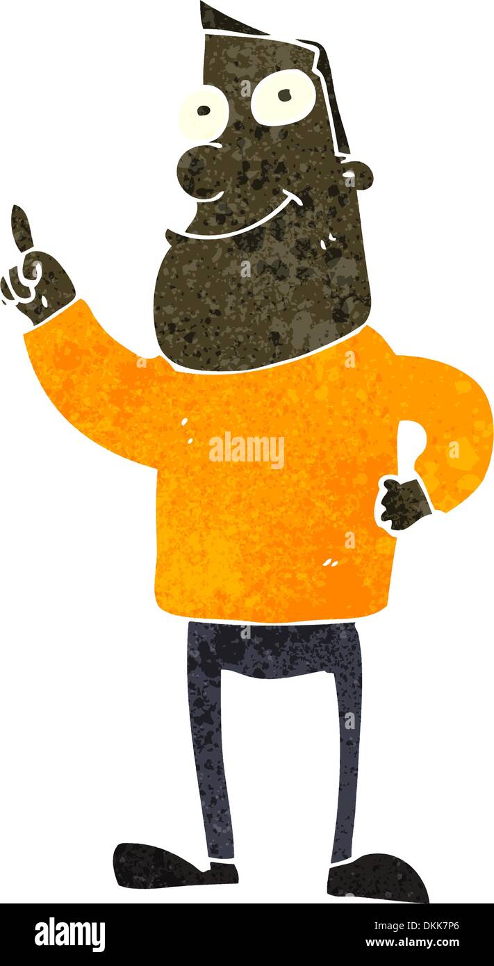 Retro cartoon illustration. On plain white background Stock Vector ...