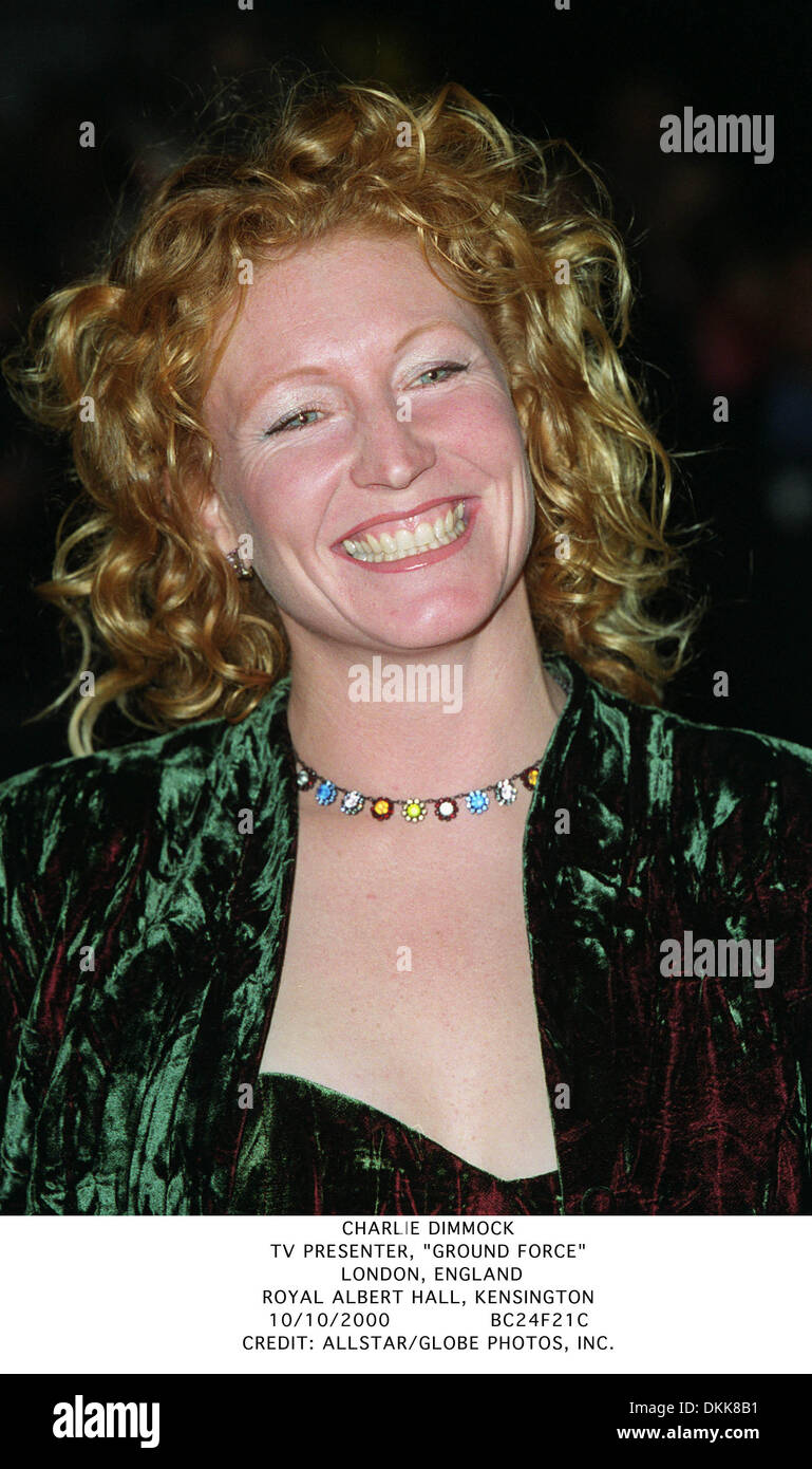 Oct. 10, 2000 - ROYAL ALBERT HALL, KENSINGTON - CHARLIE DIMMOCK.TV ...