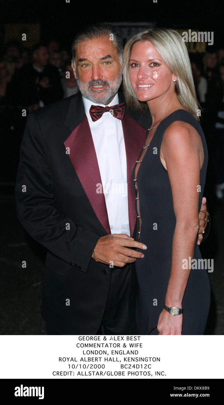 Oct. 10, 2000 - ROYAL ALBERT HALL, KENSINGTON - GEORGE & ALEX BEST ...