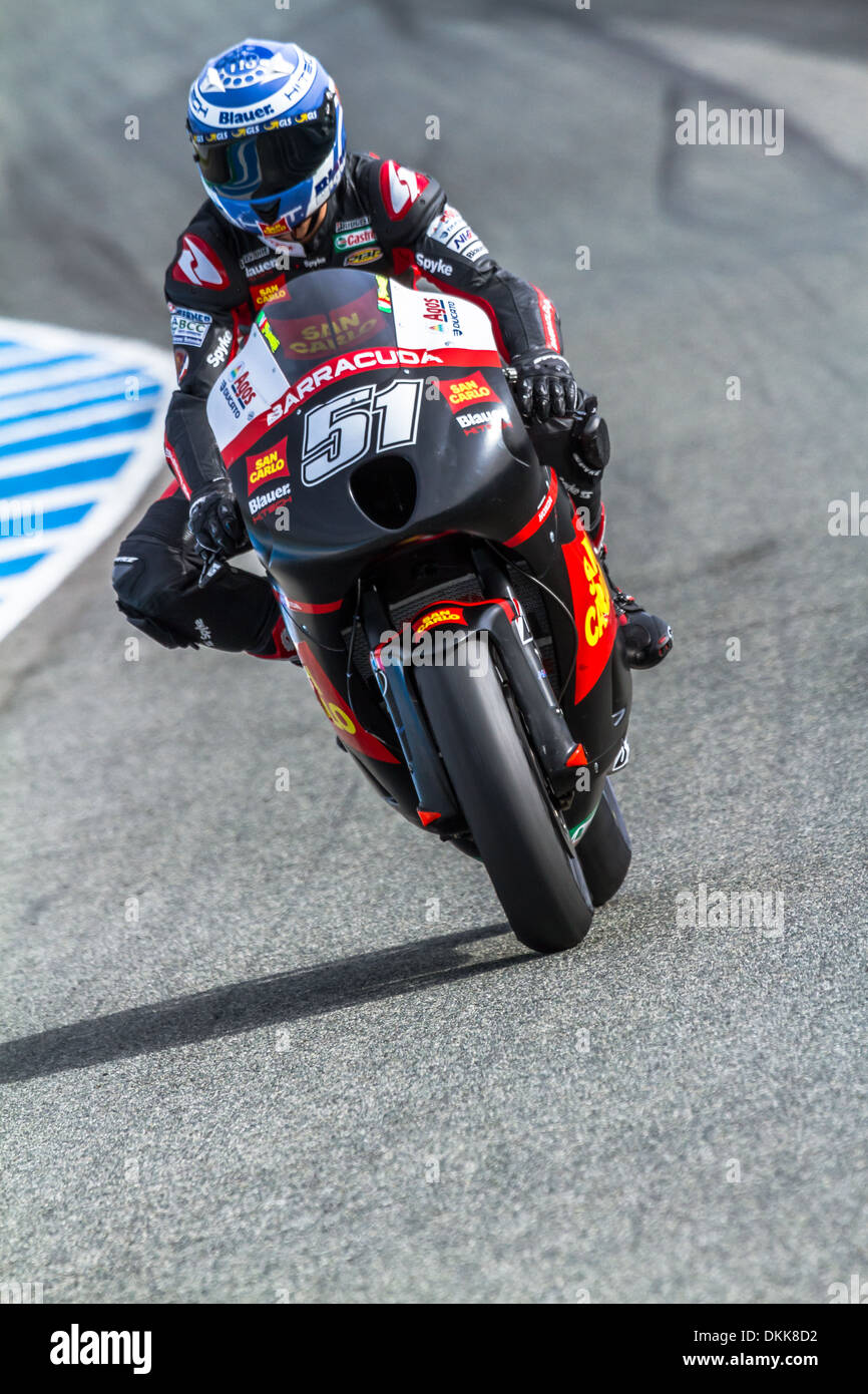 MotoGP motorcyclist Michelle Pirro races in the MotoGP Official ...