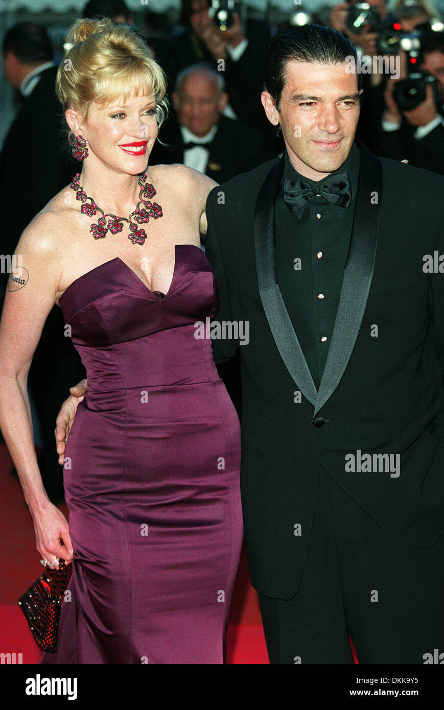 M GRIFFITH & A BANDERAS.ACTORS & MARRIED.CANNES, FRANCE, EUROPE.18/05 ...