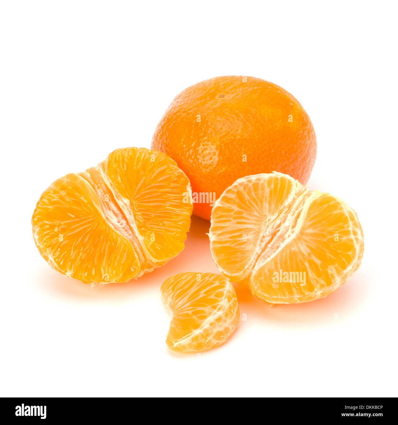 Tangerine isolated on white background Stock Photo - Alamy