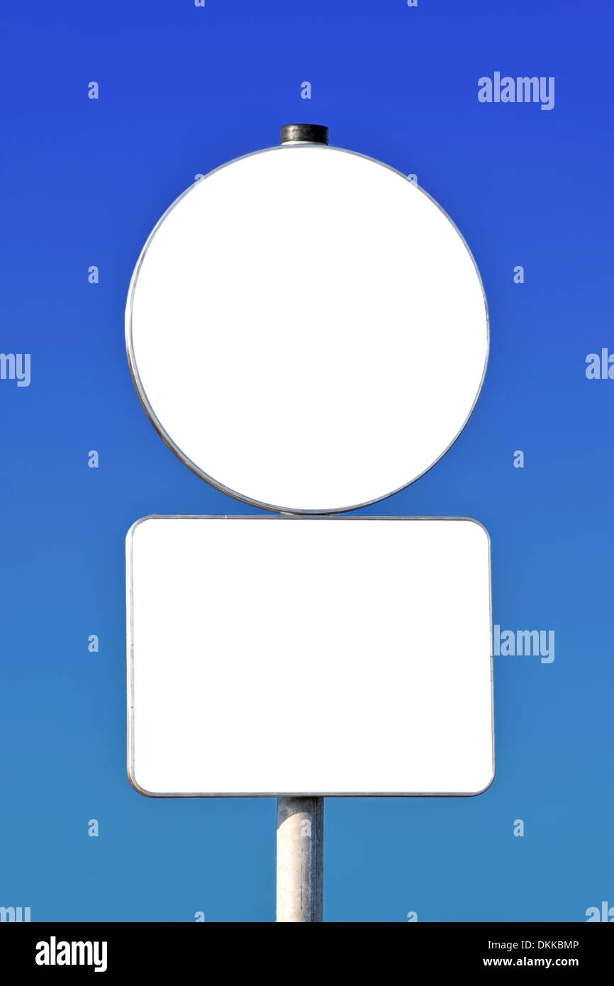 Blank prohibited road traffic sign hi-res stock photography and images ...