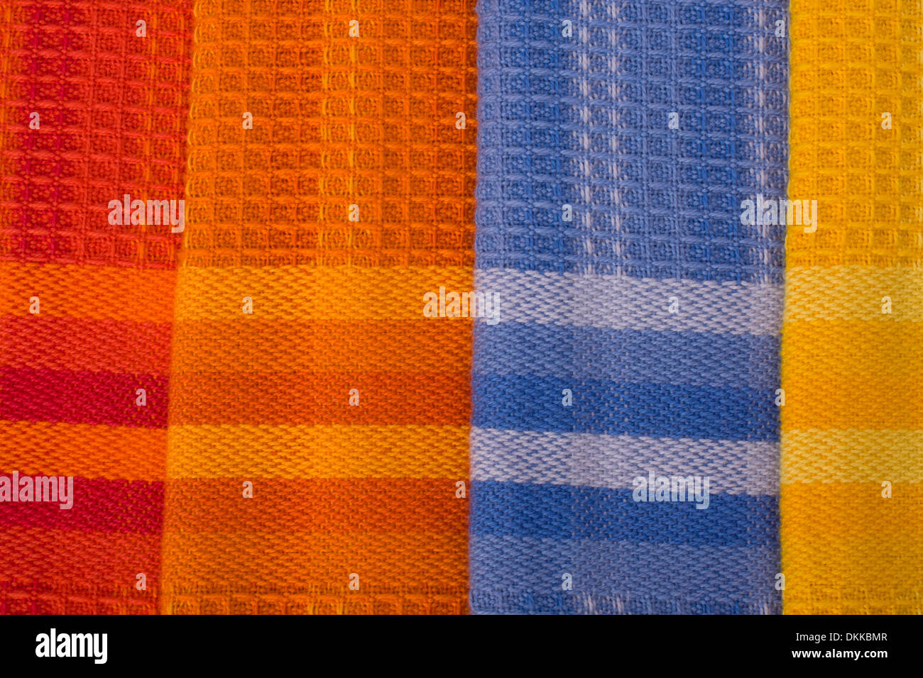 Colourful honeycomb textile background Stock Photo - Alamy