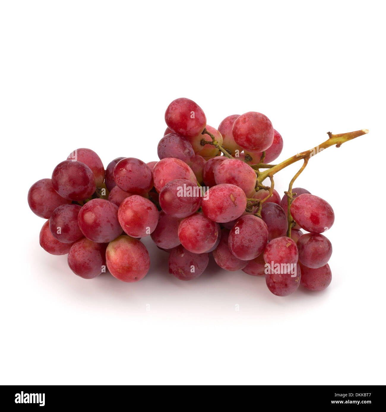 Perfect bunch of red grapes isolated on white background Stock Photo ...