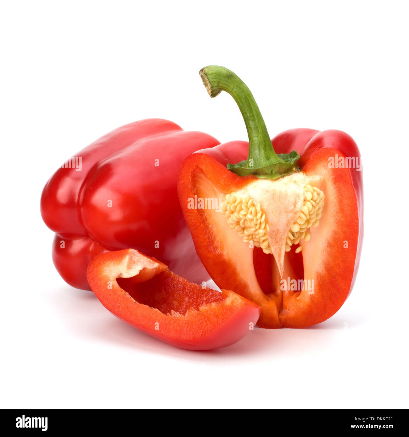 paprika isolated on white background Stock Photo - Alamy
