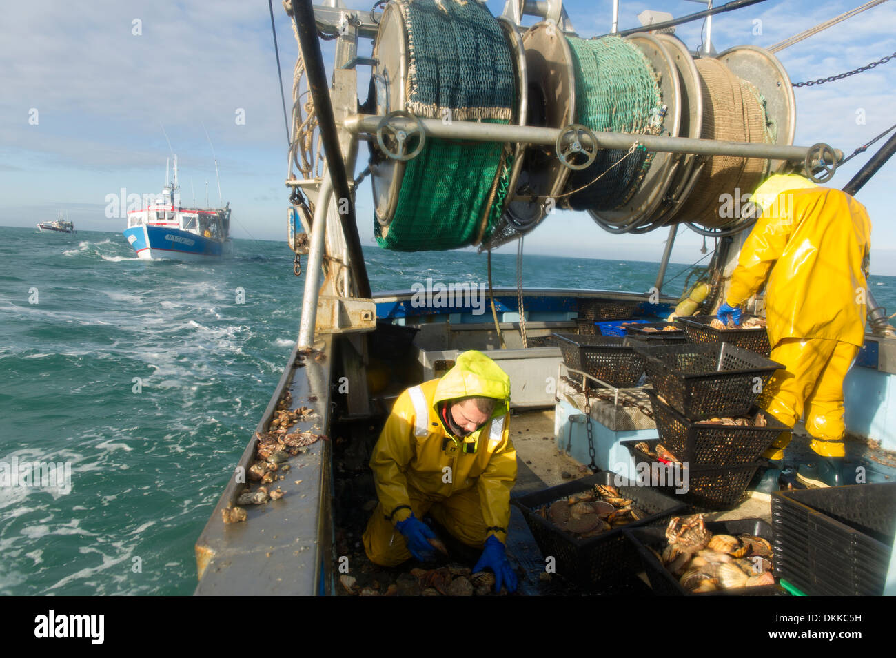 Scallop boats hi-res stock photography and images - Alamy