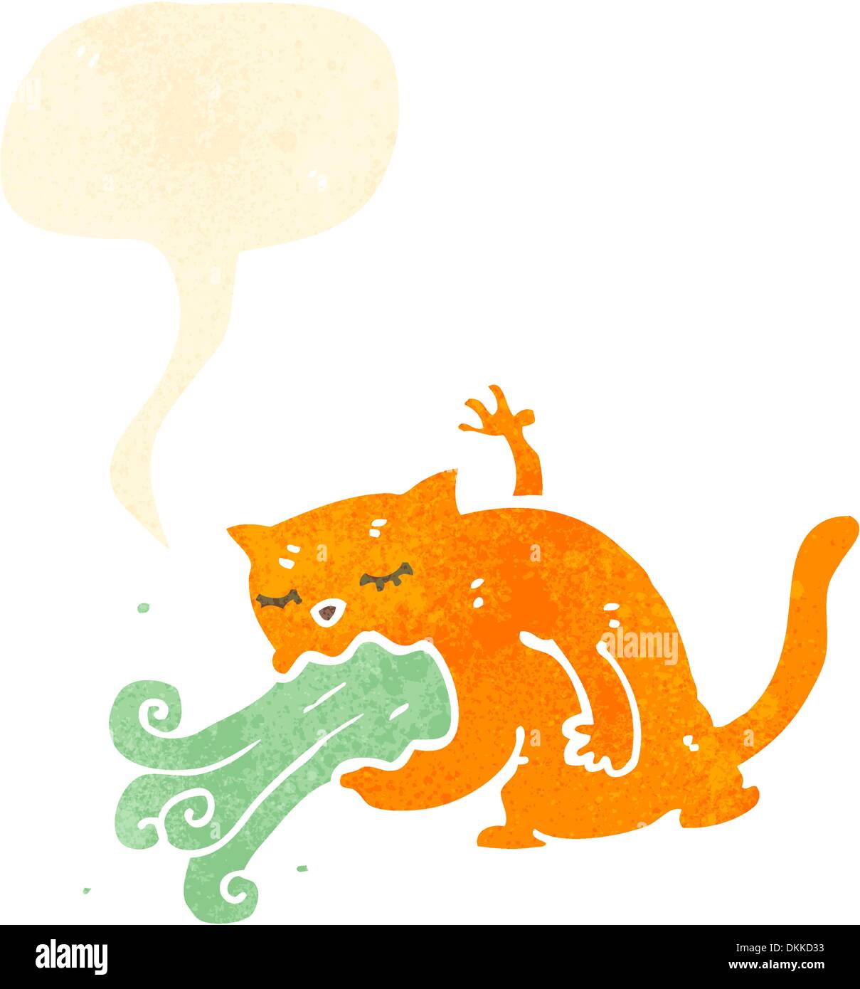 Cartoon illustration funny sick cat hi-res stock photography and images ...