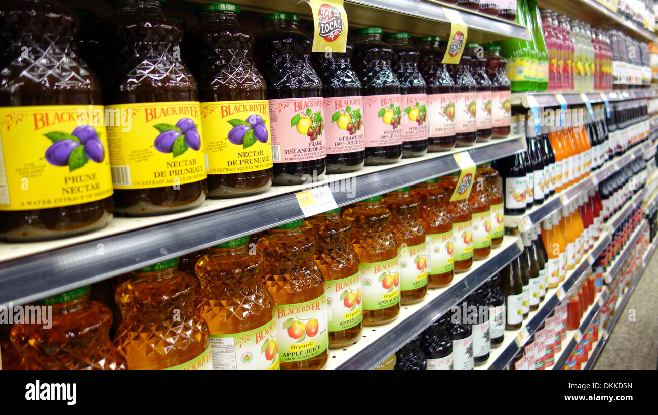 Jam jars in a supermarket aisle in Toronto, Canada Stock Photo - Alamy