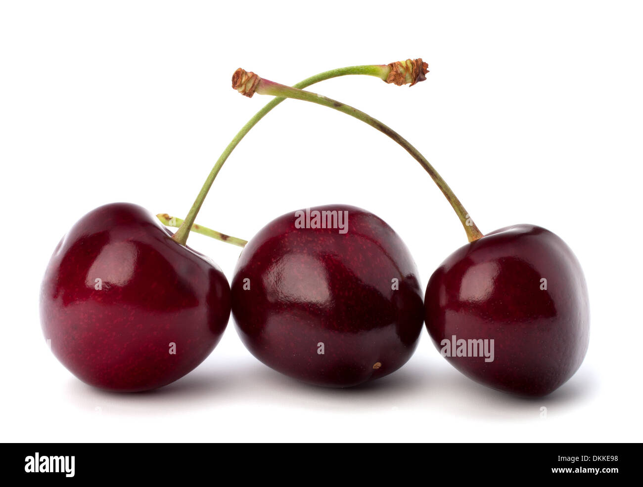 Cherry isolated on white background Stock Photo - Alamy