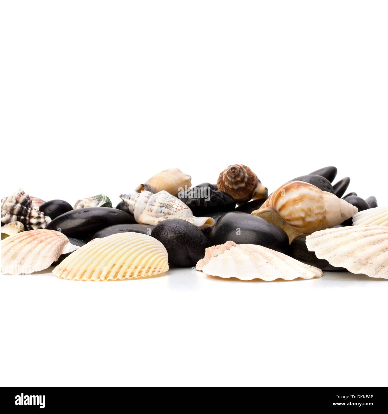 Summer holidays concept. Beach elements background with copy space ...