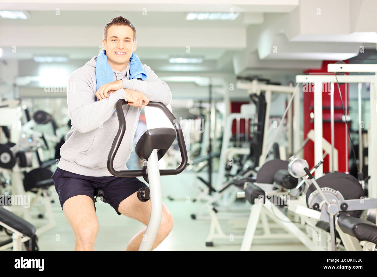 Athlete man resting after workout hi-res stock photography and images ...