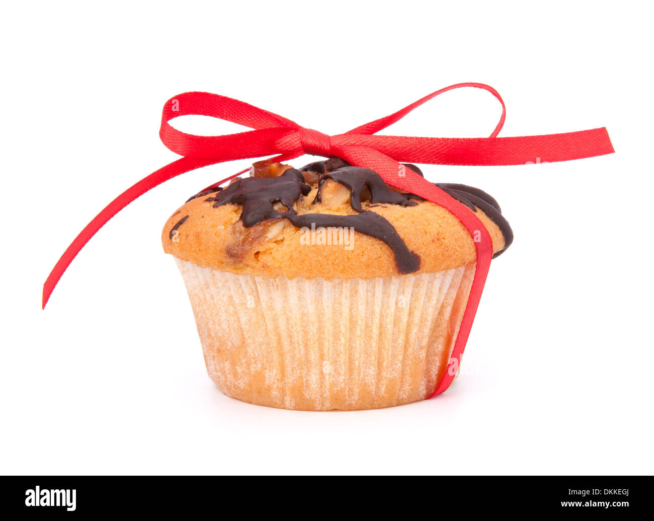 festive wrapped muffins isolated on white background Stock Photo - Alamy