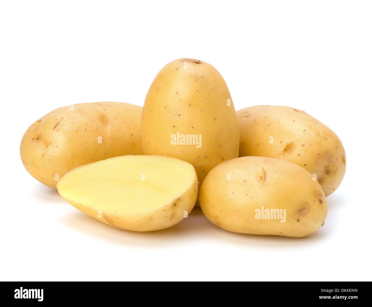 New potato isolated on white background close up Stock Photo - Alamy