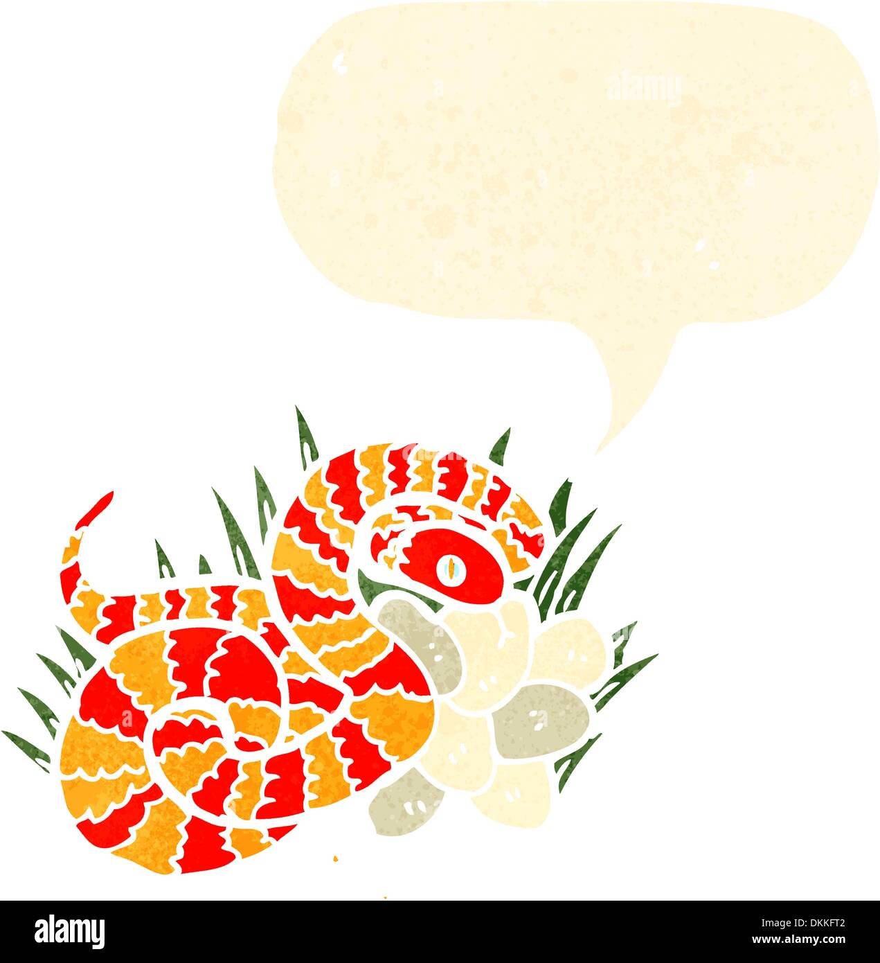 Retro cartoon with texture. Isolated on White Stock Vector Image & Art ...