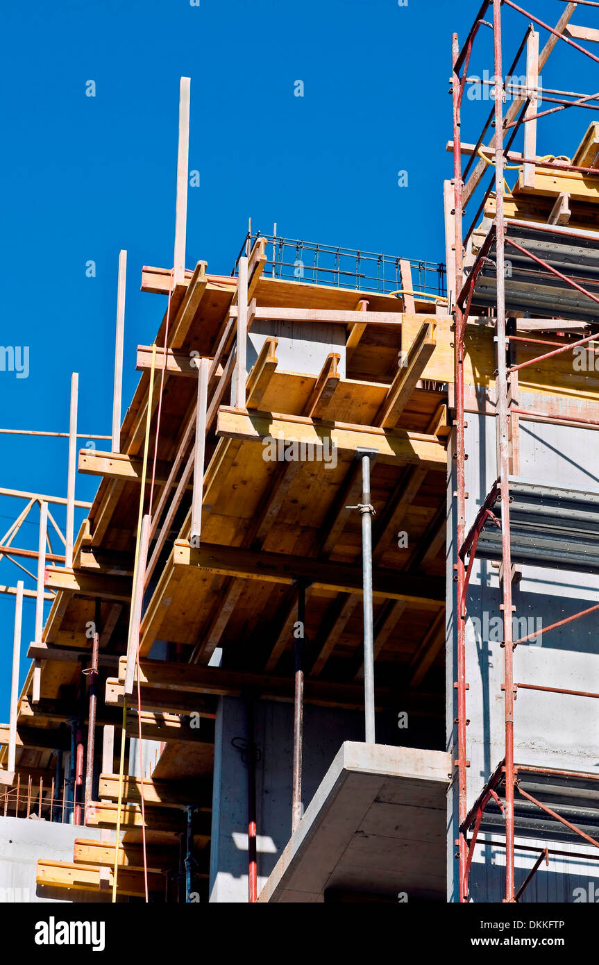 Framework detail of a new buinding Stock Photo - Alamy