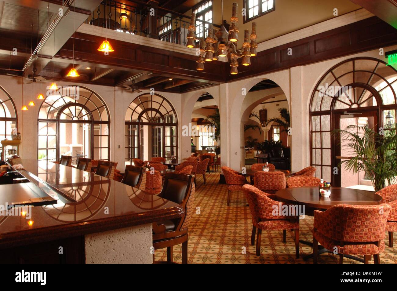 Feb 18, 2010 - Windermere, Florida, USA - Round tables fill the bar ...