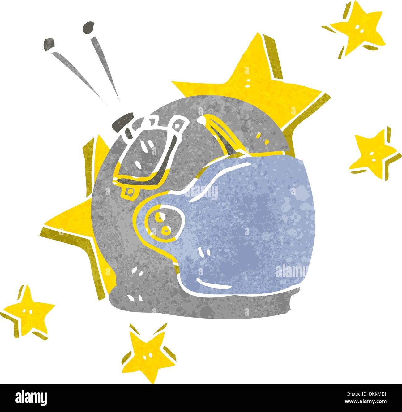 Retro cartoon with texture. Isolated on White Stock Vector Image & Art ...