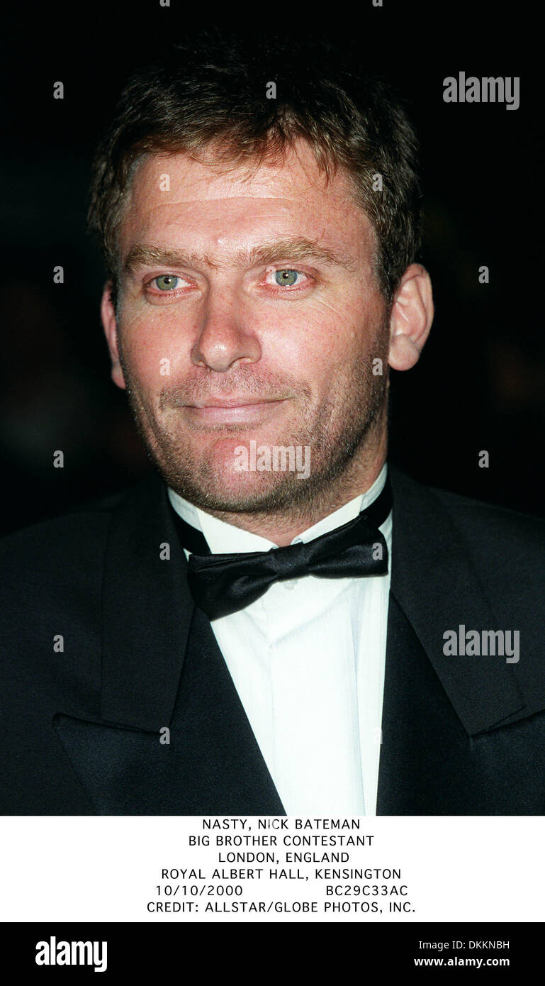 Oct. 10, 2000 - ROYAL ALBERT HALL, KENSINGTON - NASTY, NICK BATEMAN.BIG ...