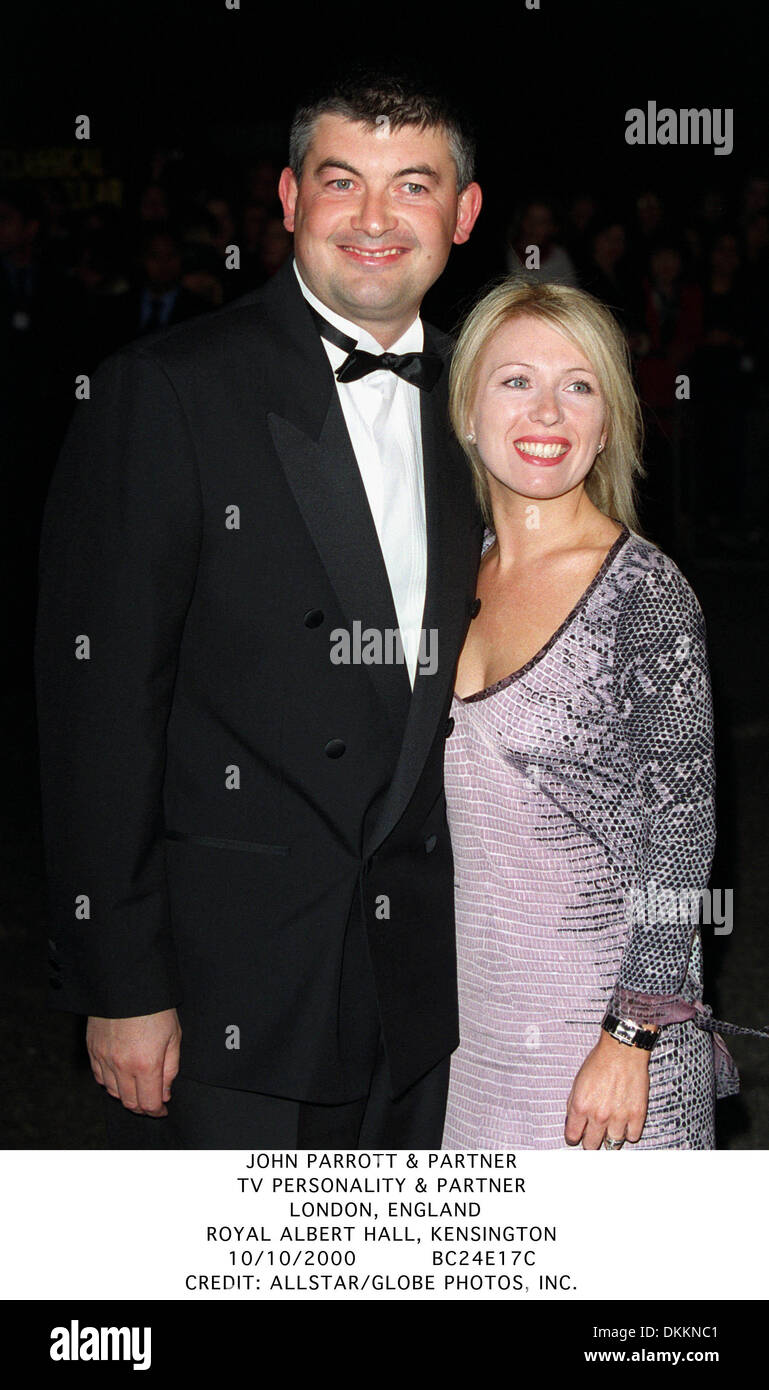 Oct. 10, 2000 - ROYAL ALBERT HALL, KENSINGTON - JOHN PARROTT & PARTNER ...