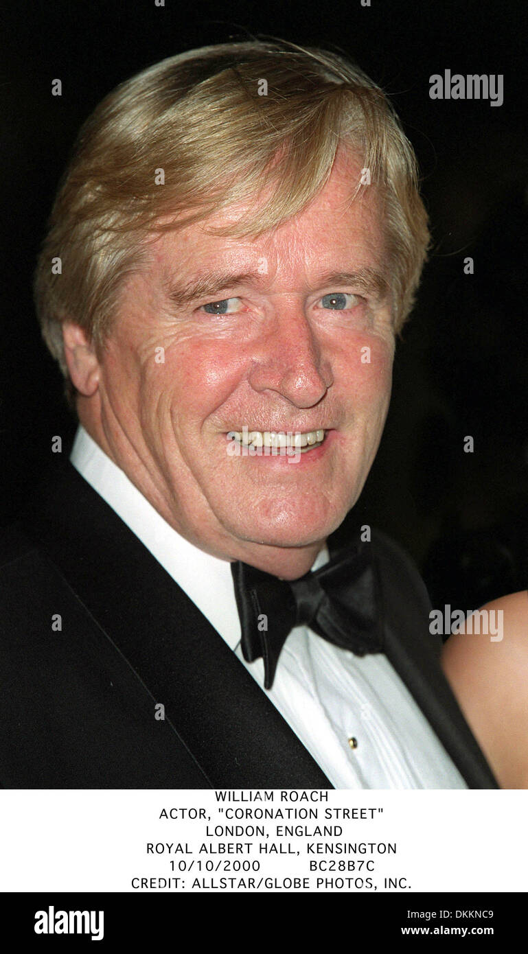 Oct. 10, 2000 - ROYAL ALBERT HALL, KENSINGTON - WILLIAM ROACH.ACTOR ...