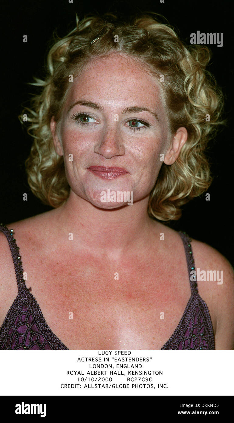Oct. 10, 2000 - ROYAL ALBERT HALL, KENSINGTON - LUCY SPEED.ACTRESS IN ...