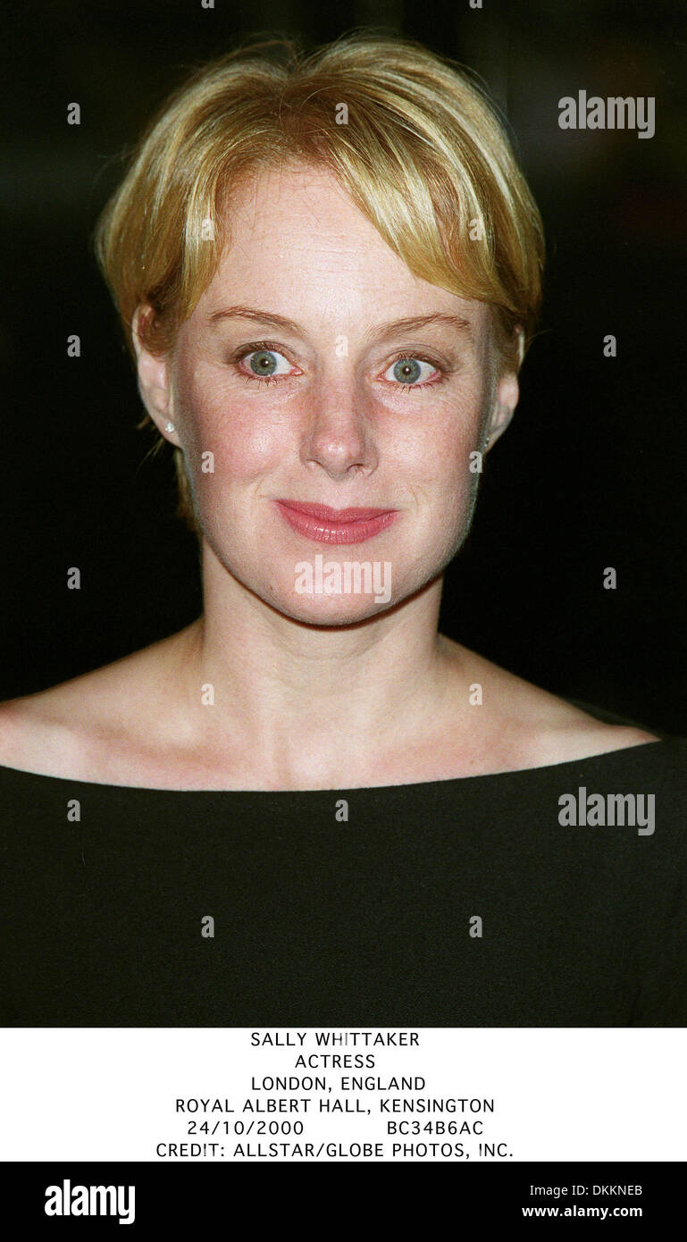Oct. 24, 2000 - ROYAL ALBERT HALL, KENSINGTON - SALLY WHITTAKER.ACTRESS ...