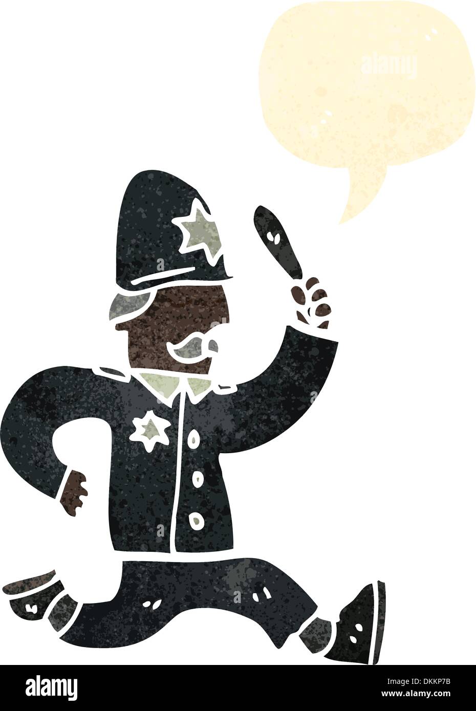 Cartoon police chasing hi-res stock photography and images - Alamy