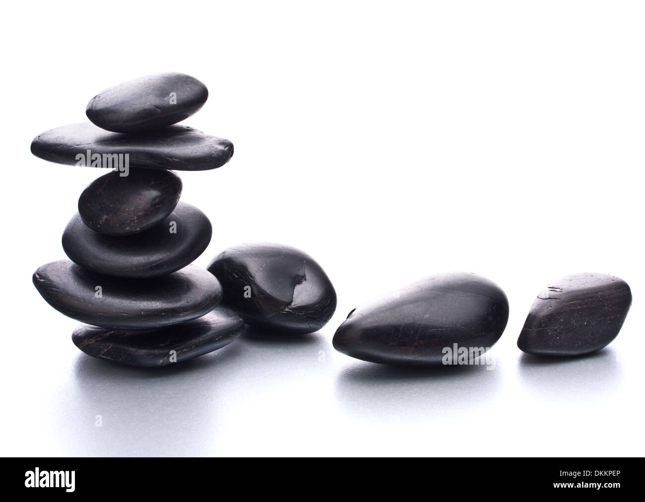Zen pebbles balance. Spa and healthcare concept Stock Photo - Alamy