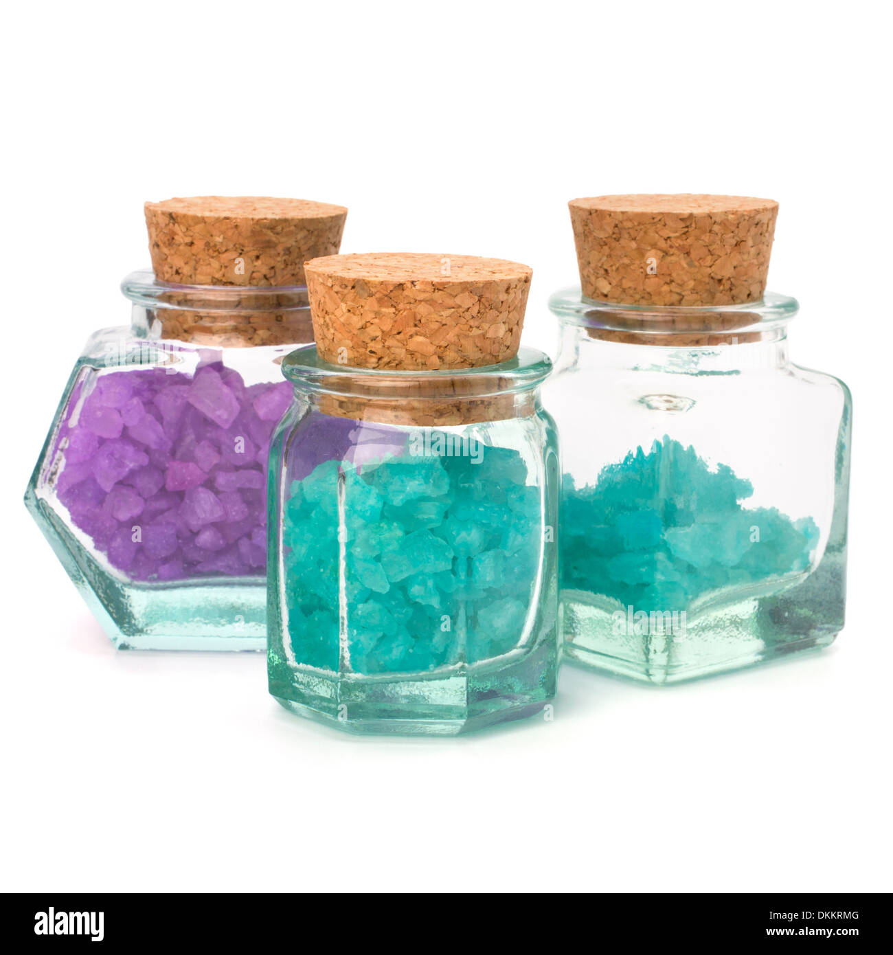 Aromatic natural mineral salt isolated on white background Stock Photo ...